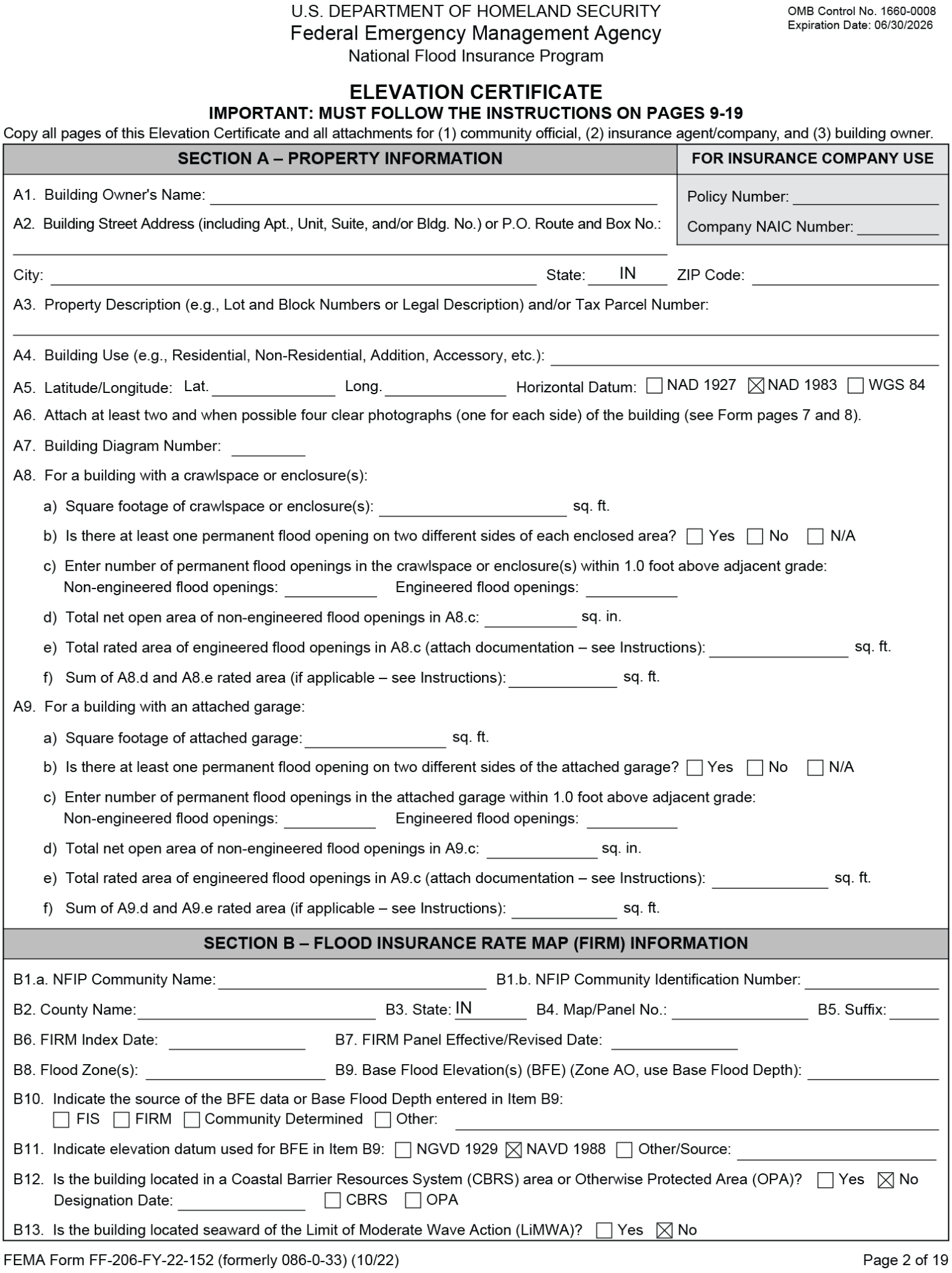 Elevation Certificates – Walker & Associates