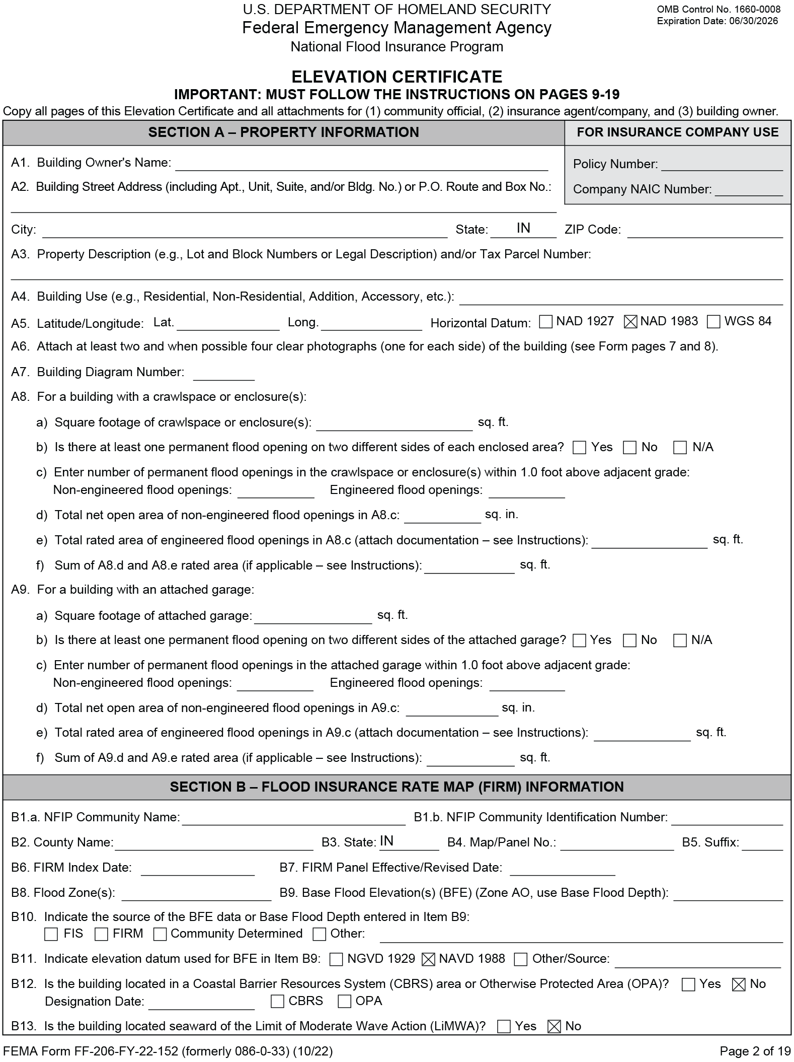 Elevation Certificates – Walker & Associates